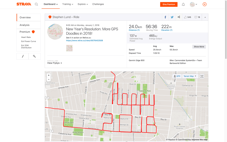 Sketchbook of a GPS Artist